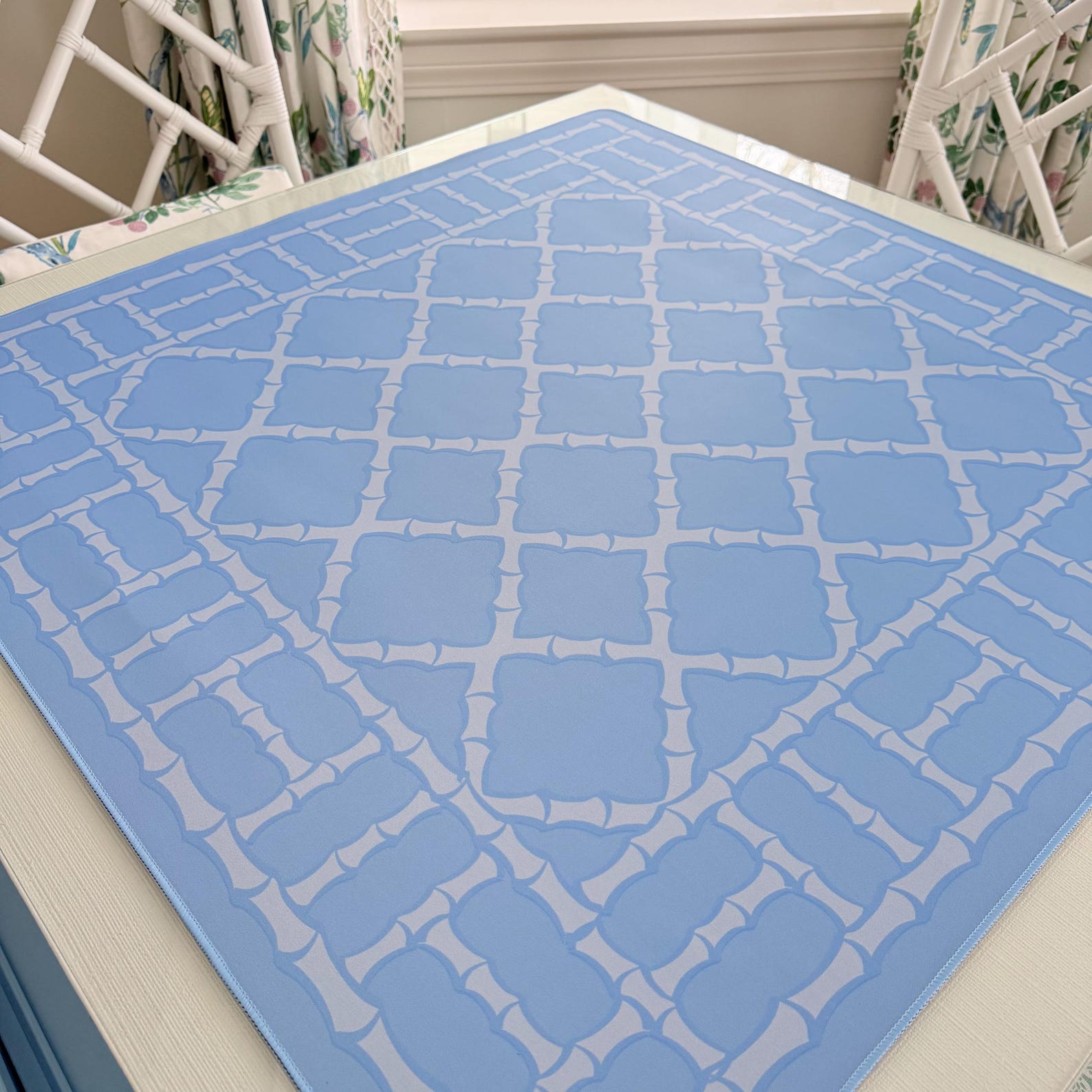 PRESALE! Blue Lattice Mahjong Mat - Arriving in April - Etsy
