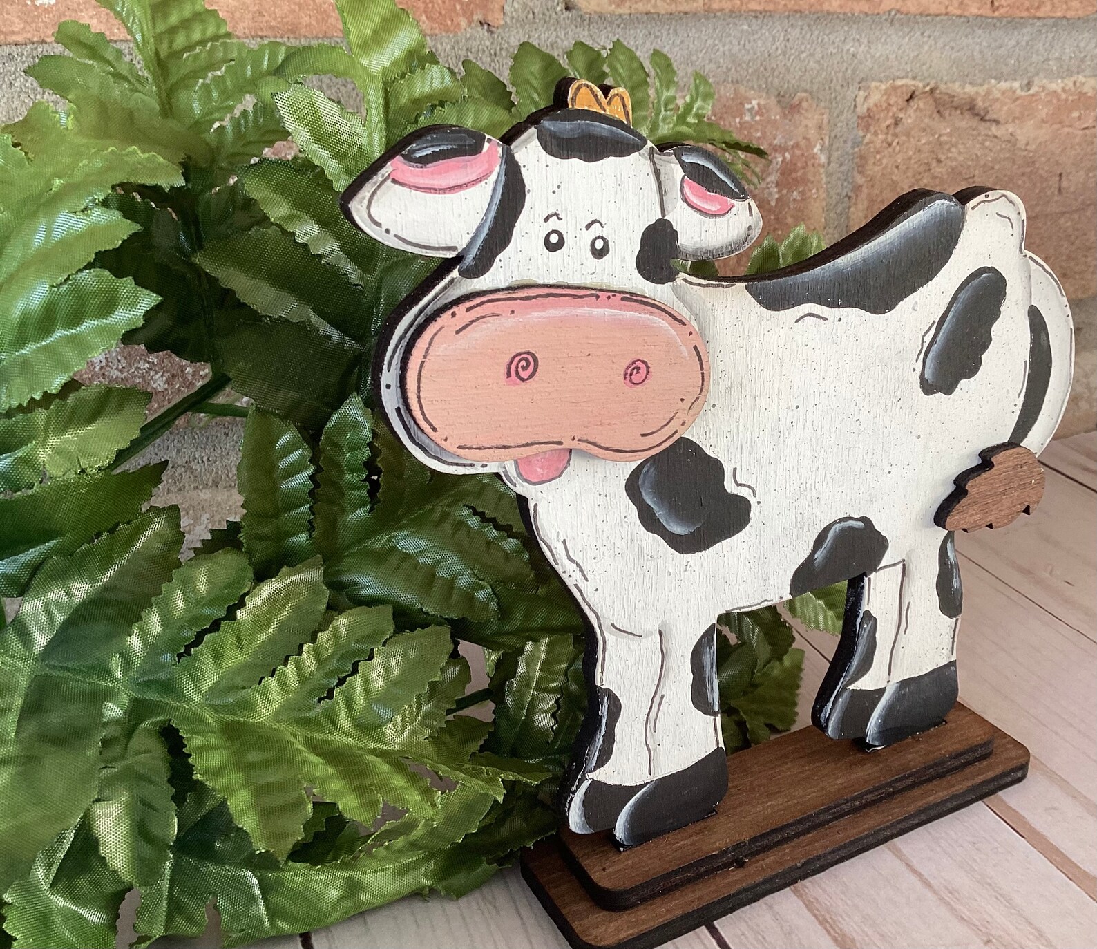 Farmhouse Cow Tiered Tray Decor Shelf Decor Tray Decor - Etsy