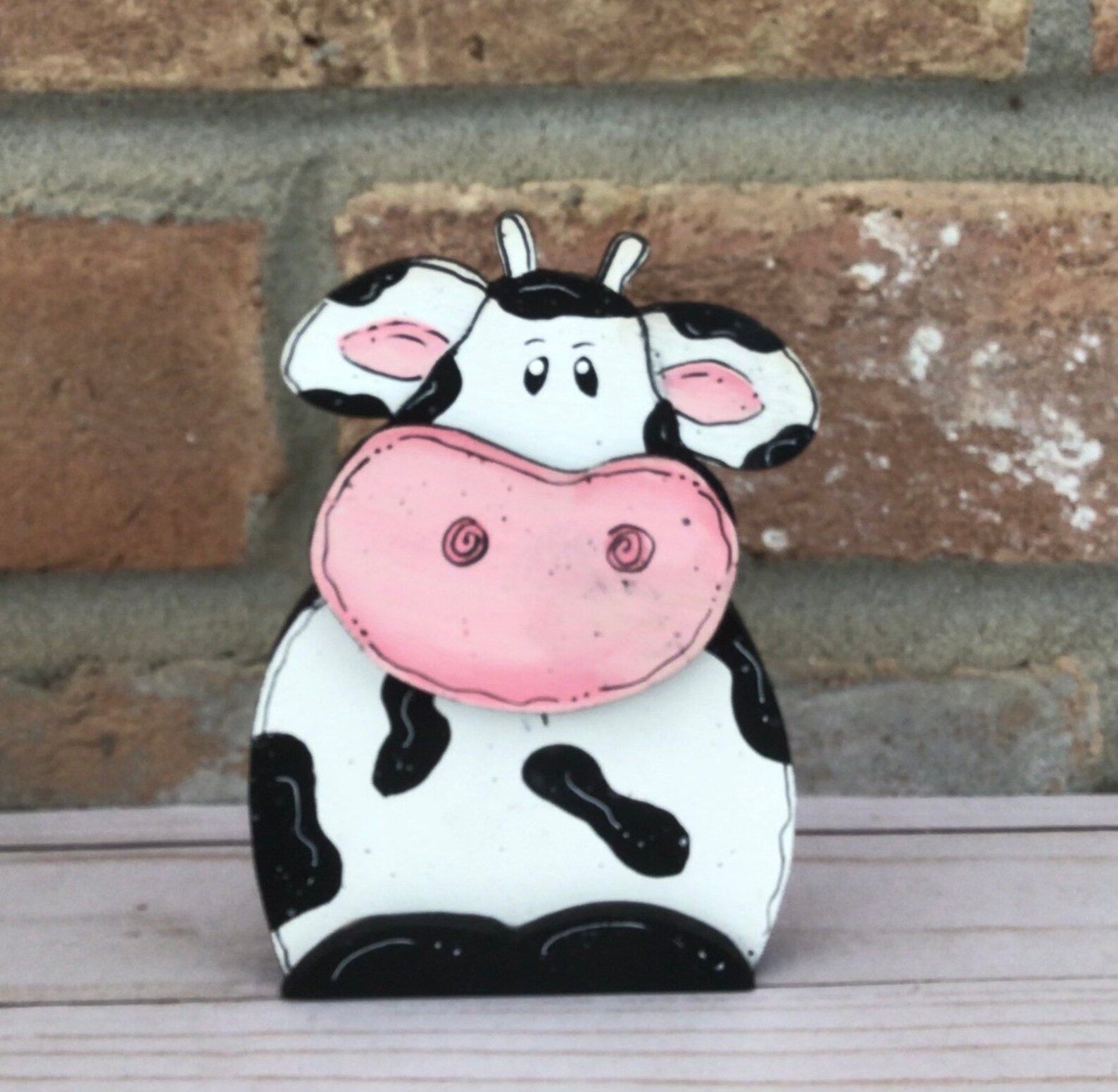 Farmhouse Cow, Tiered Tray Decor, Shelf Decor Tray Decor, Rustic Decor ...