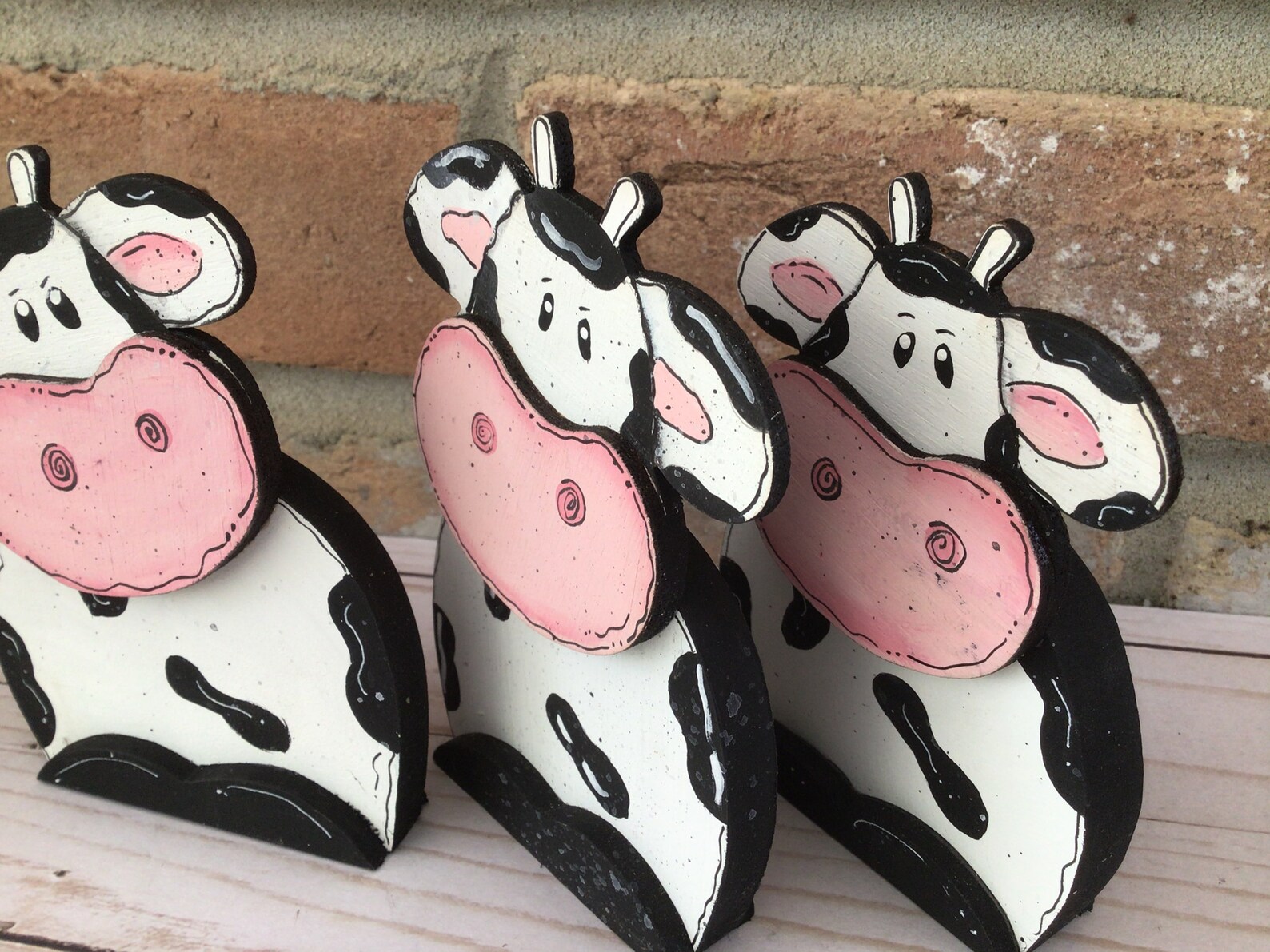 Farmhouse Cow, Tiered Tray Decor, Shelf Decor Tray Decor, Rustic Decor ...