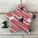 Patriotic Independence Memorial Day Stars Wood Stars - Etsy