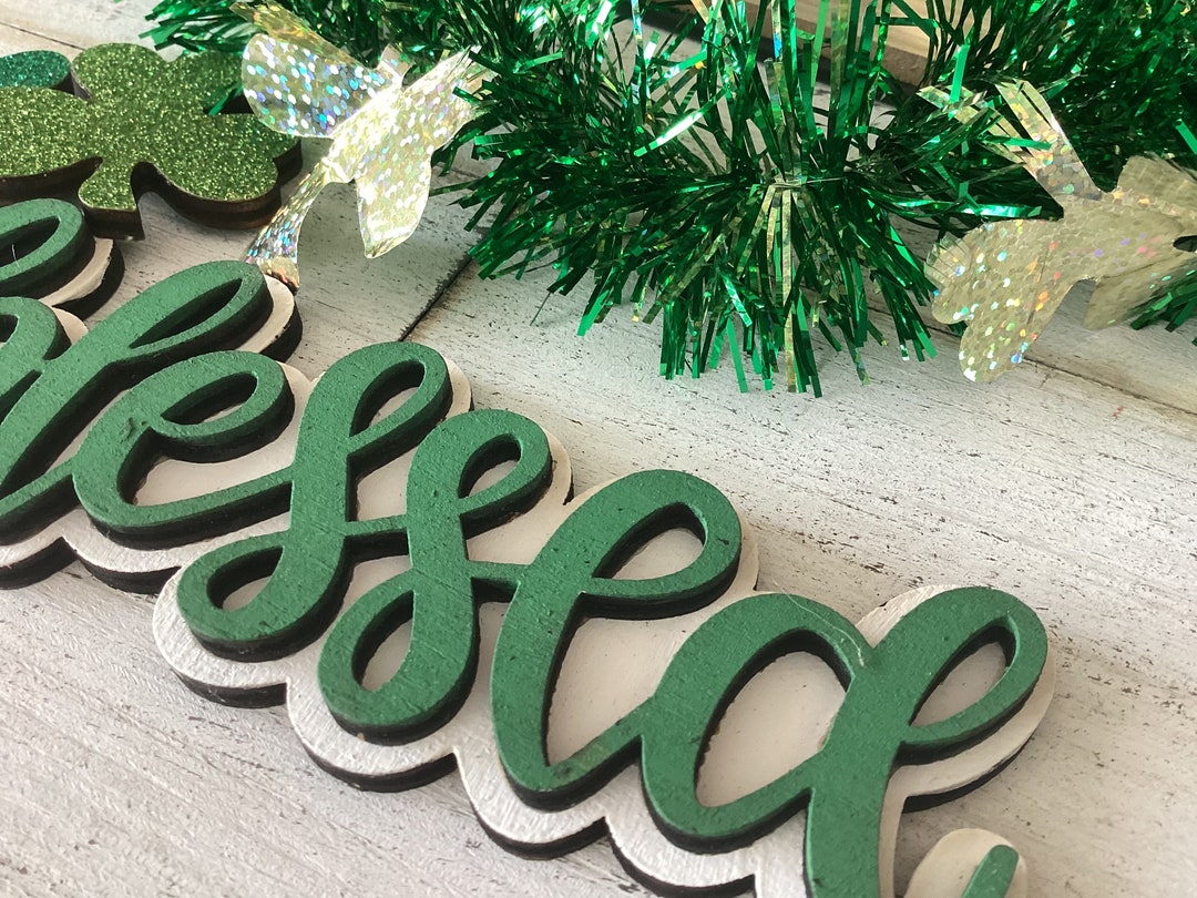 Blessed Word Blocks, Blessed, Tiered Tray Decor, Tray Decor, Farmhouse ...