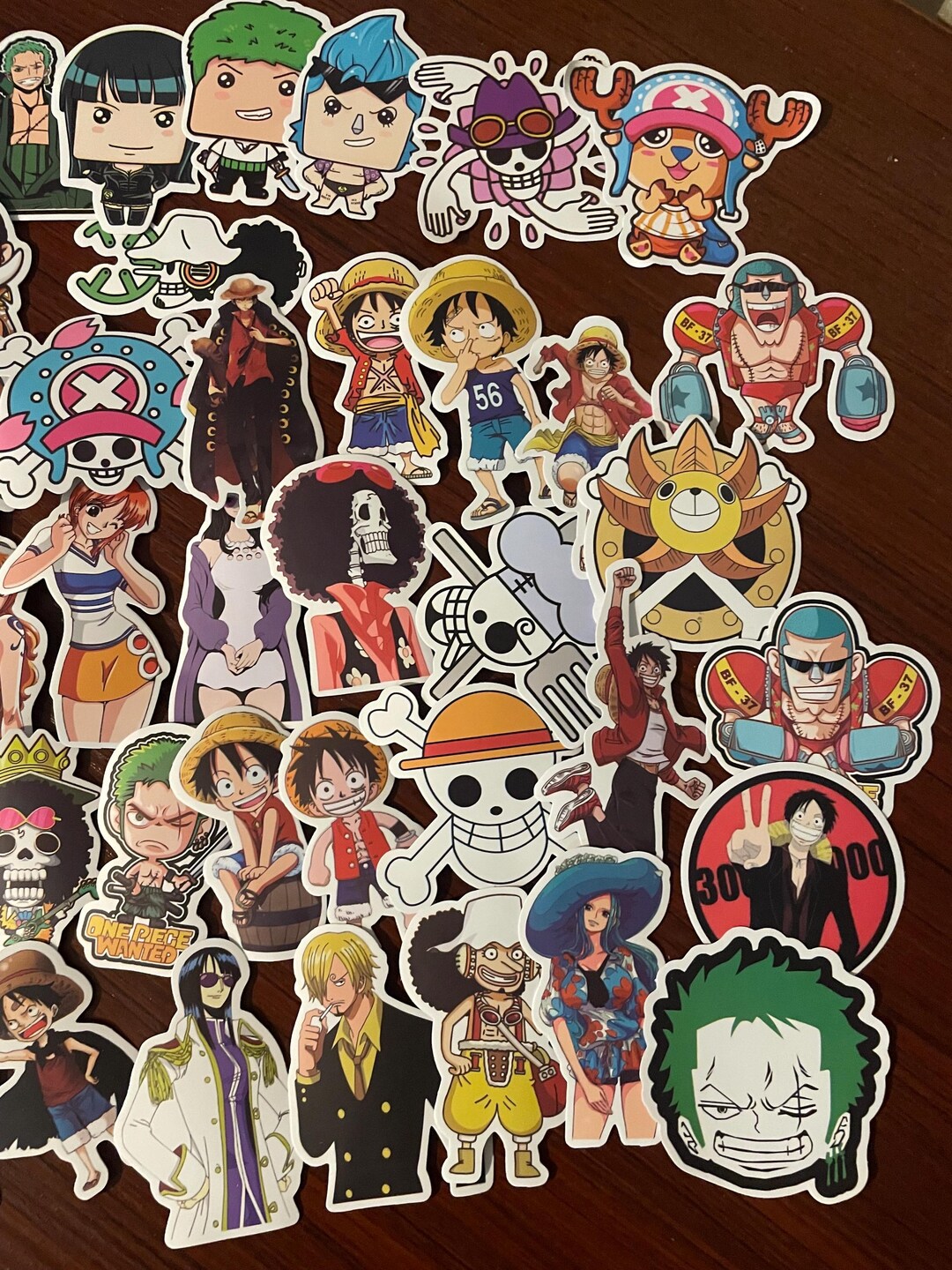 100 Piece Assorted Anime Sticker Bundle - Etsy
