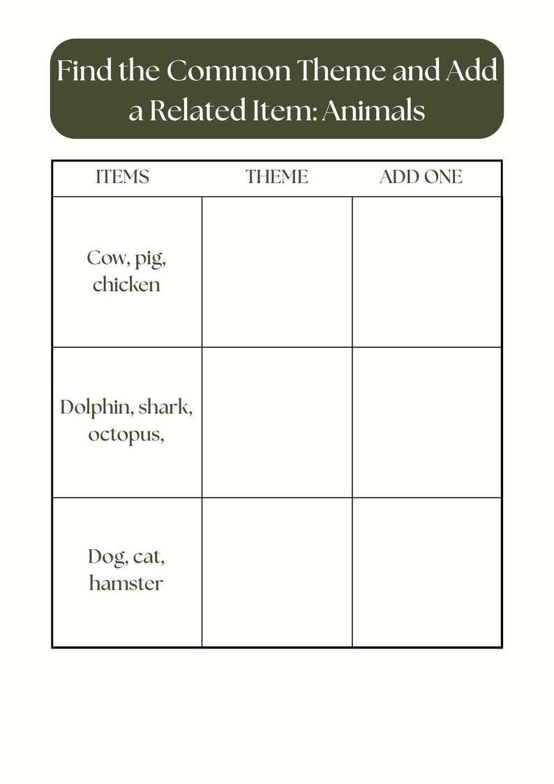 Printable Aphasia Therapy Workbook: Speech Recovery Activities (PDF ...