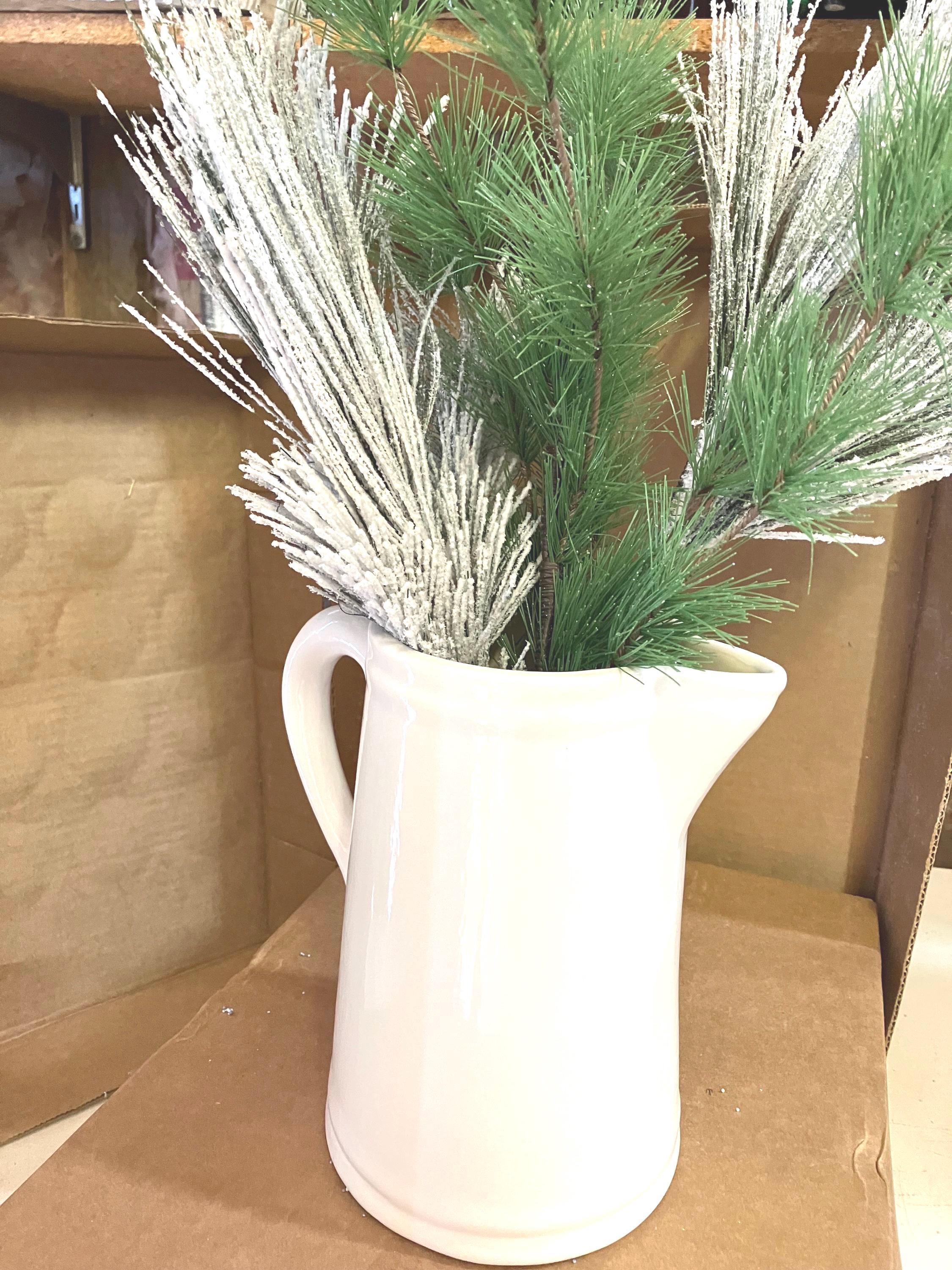 White Old Fashioned Pitcher - Etsy