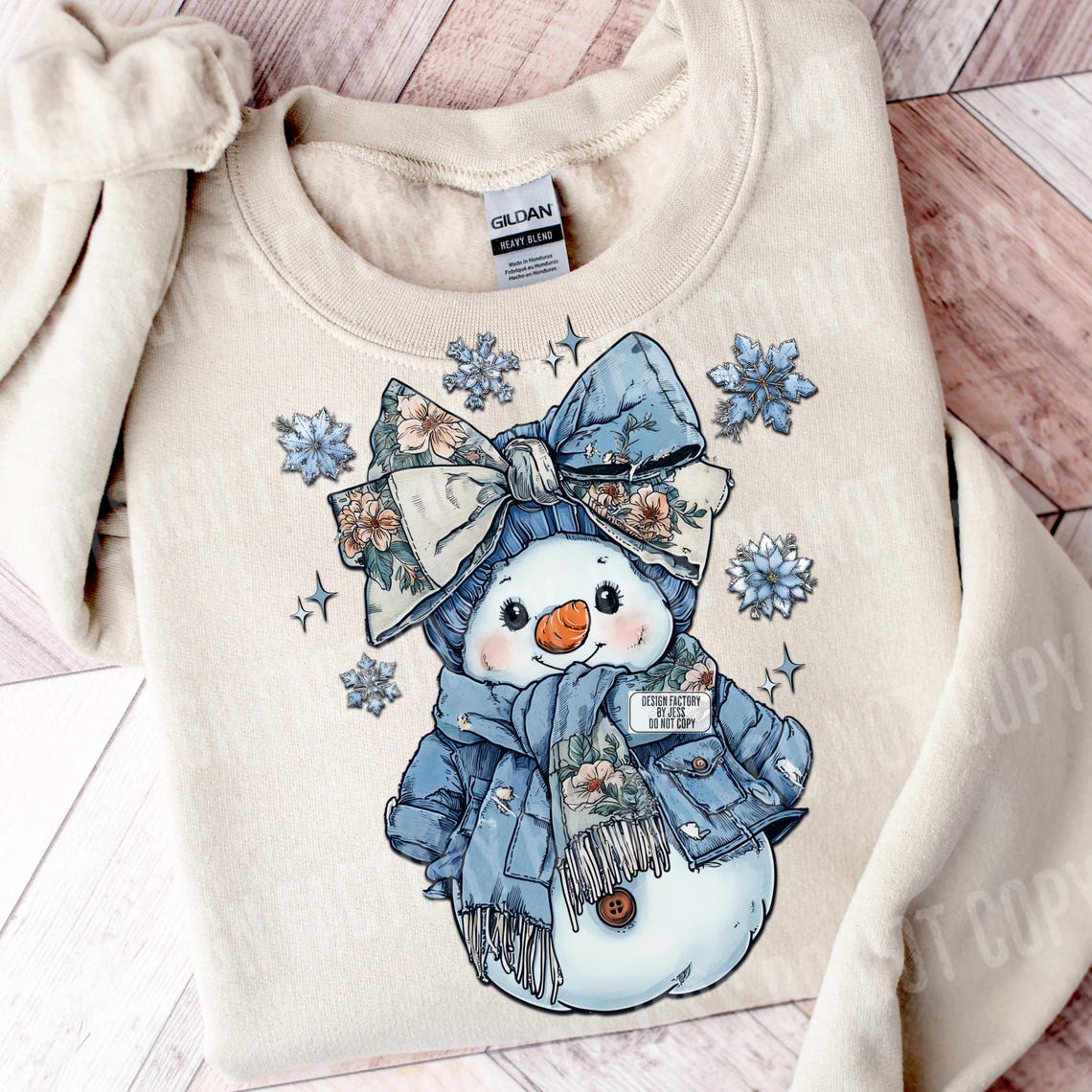 Denim Coquette Cottagecore Snowman Png Denim Snowflake Christmas Png ...
