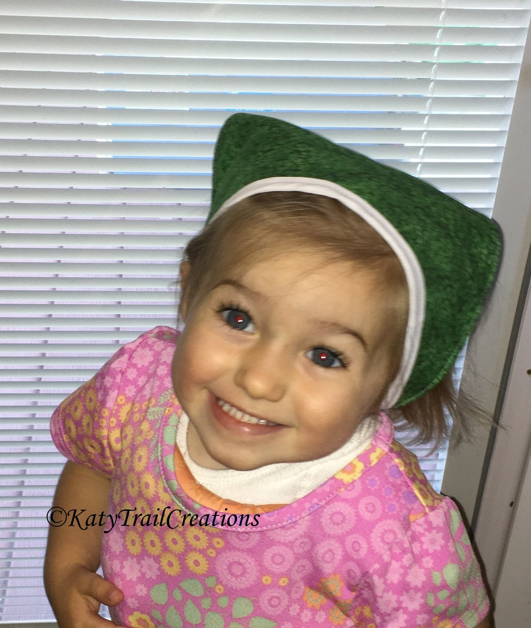 Child's Headscarf, Head Kerchief for Toddlers to 3's, Green Shamrock ...