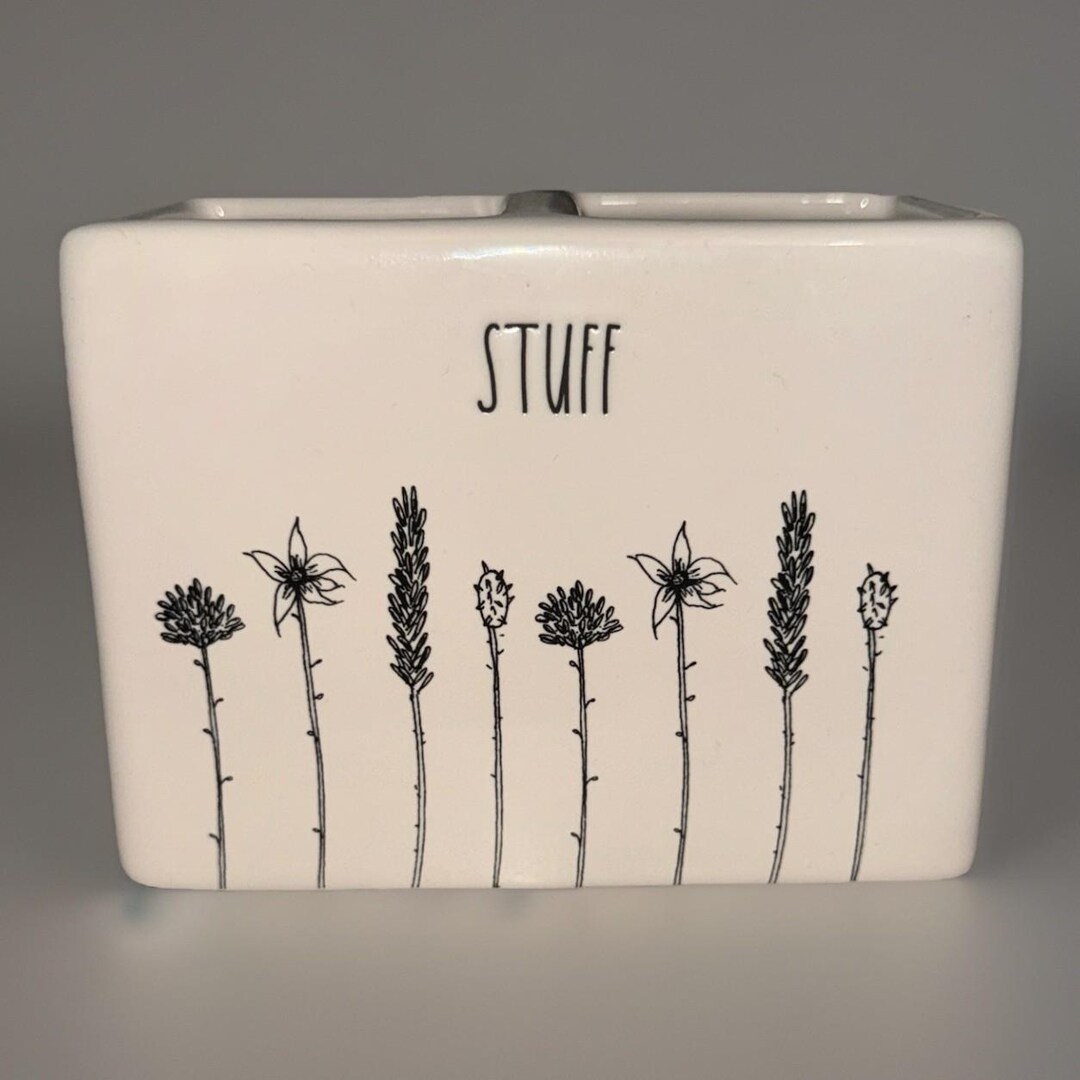 Early Rae Dunn Magenta Wildflower Stem Collect - “stuff" Divided Brush ...