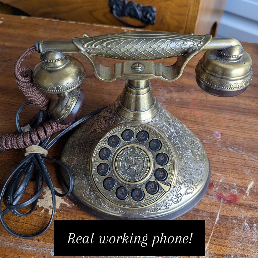 Working Vintage Paramount Push Button Dial Telephone - Etsy