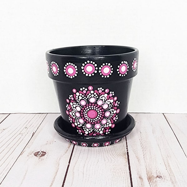 Mandala Planter - Etsy