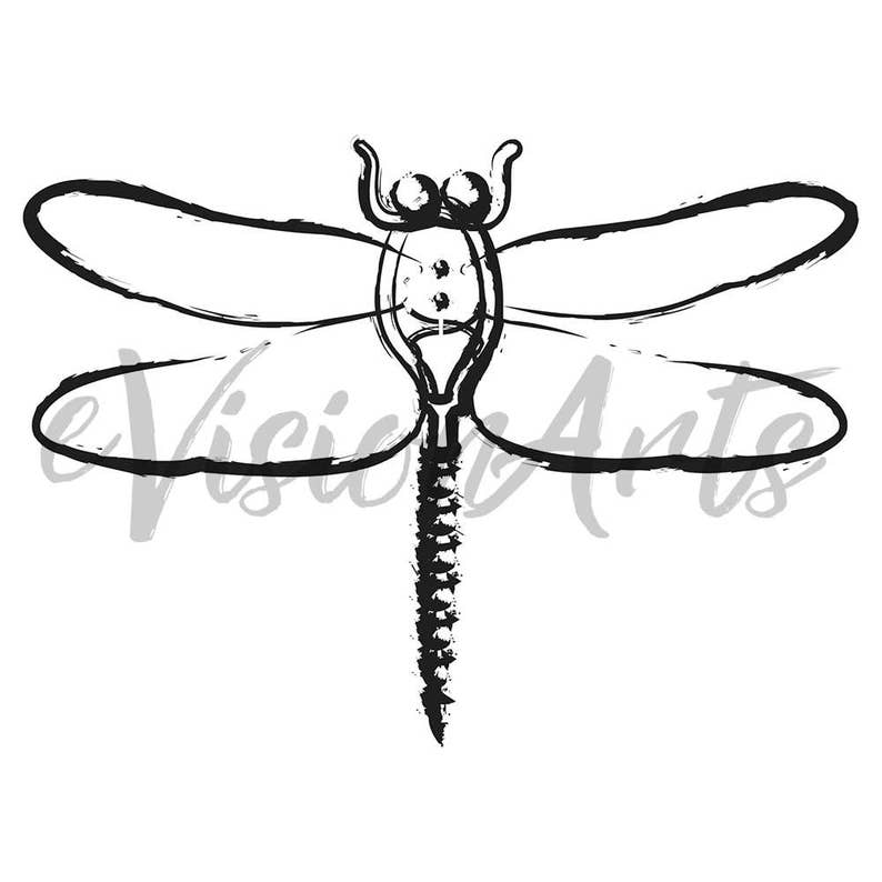 Printable INSECT CLIP ART - Beetle, Bee, Dragonfly, Ladybug, Butterfly ...