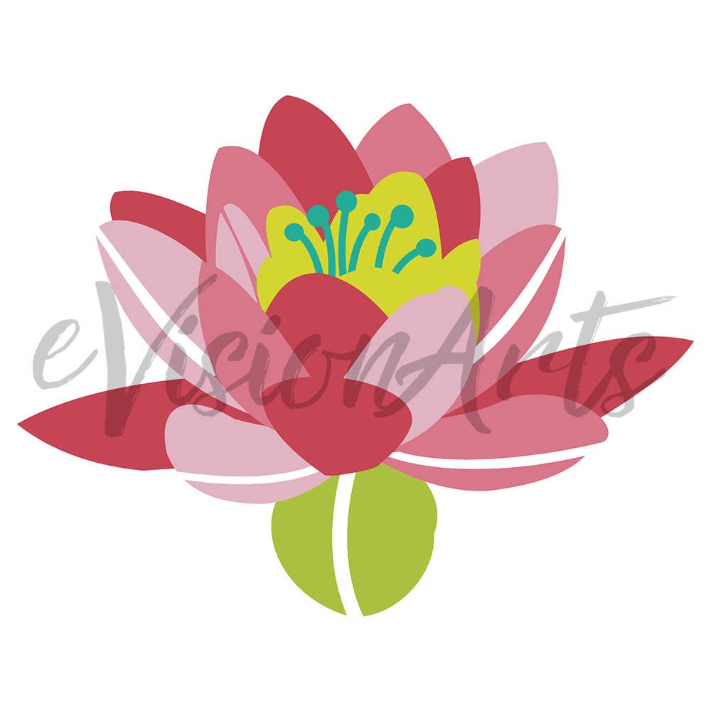 Printable FLOWER CLIP ART - Spring, Garden, Plant, Digital Download ...