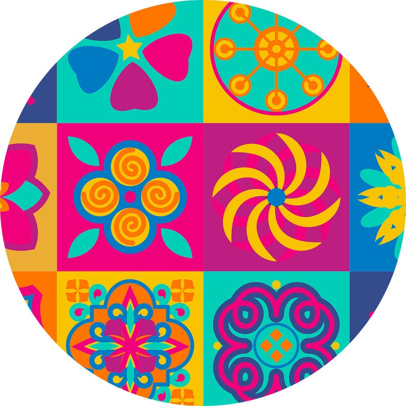 Printable GEOMETRIC SCRAPBOOK PAPER, Digital Download, Evisionarts - Etsy