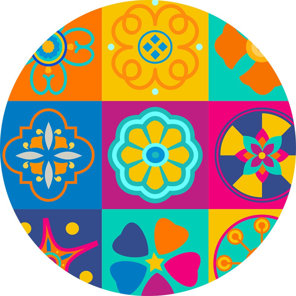 Printable GEOMETRIC SCRAPBOOK PAPER, Digital Download, Evisionarts - Etsy