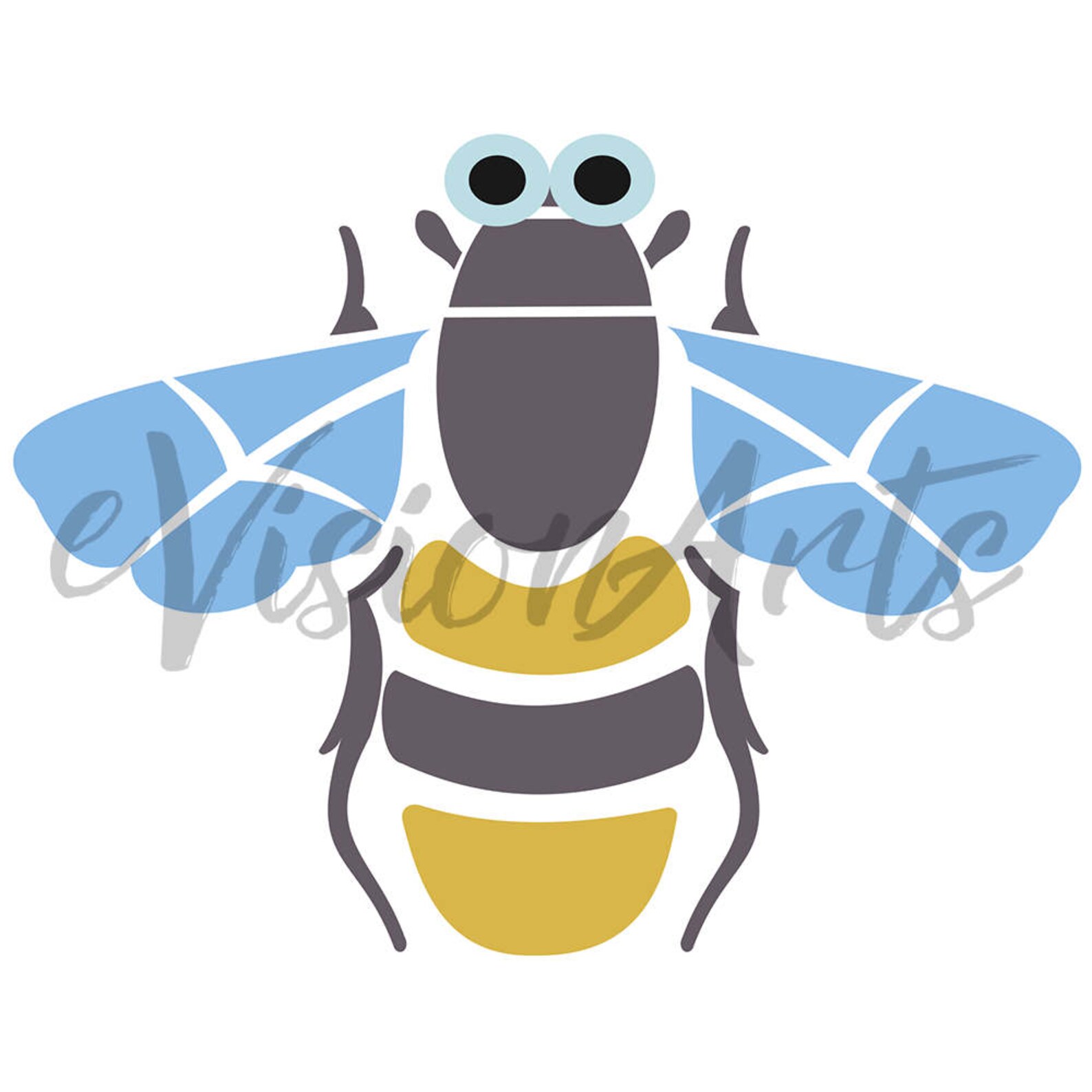 Printable INSECT CLIP ART - Beetle, Ladybug, Dragonfly, Bee, Wasp ...