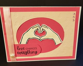 Hands Birthday Card Birthday Handmade Cards - Etsy