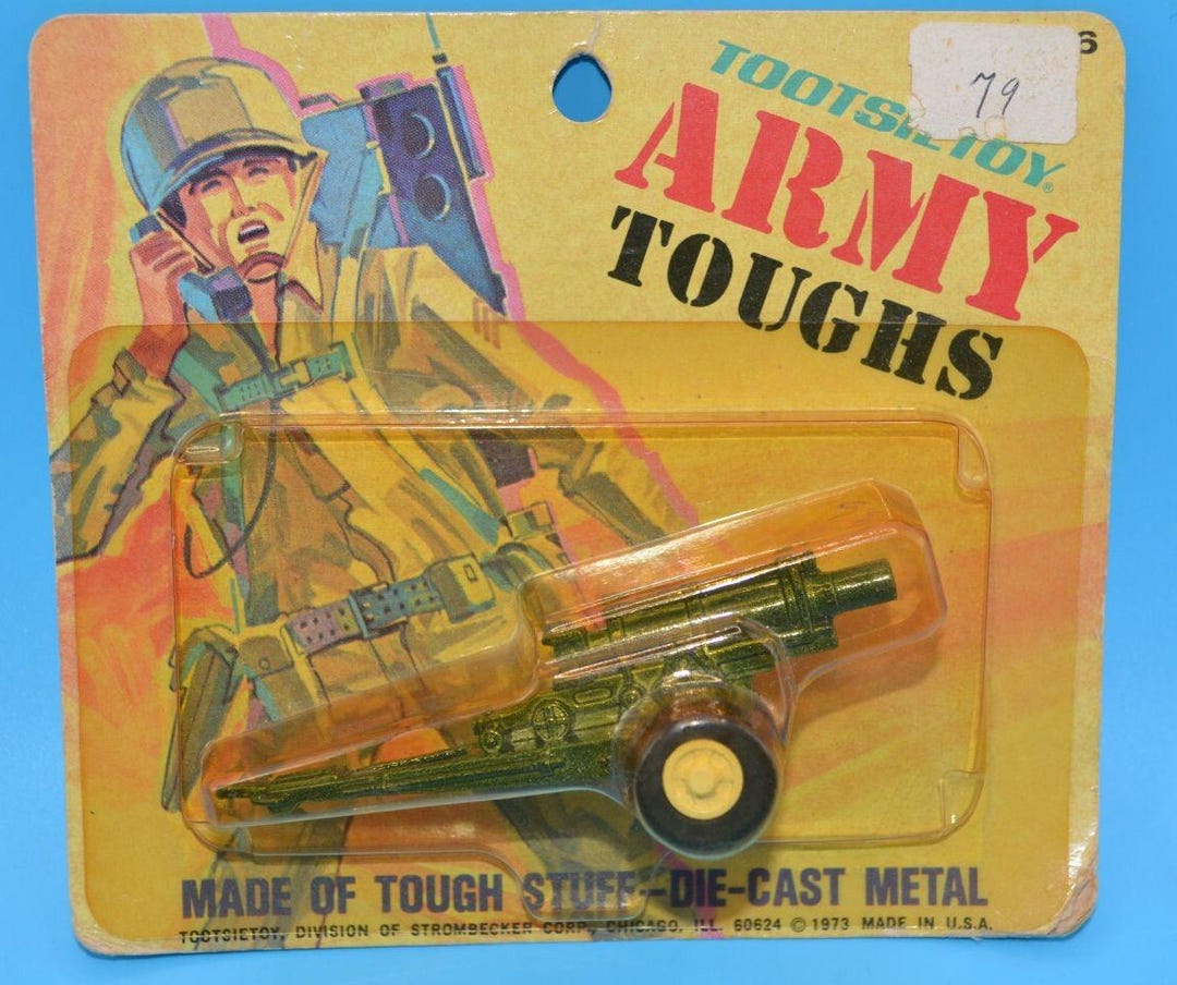 Tootsietoy Diecast Military Cannon 1970s Vehicles NEW in Package - Army ...