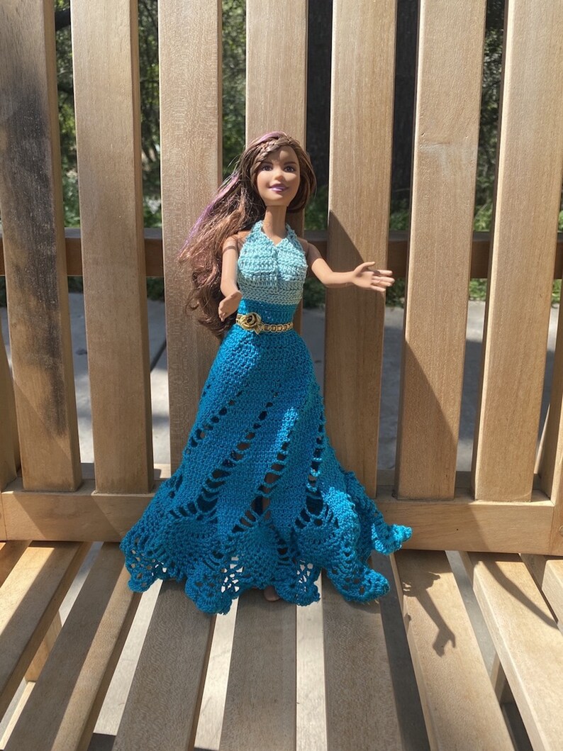 Turquoise Mermaid Barbie Dress - Etsy