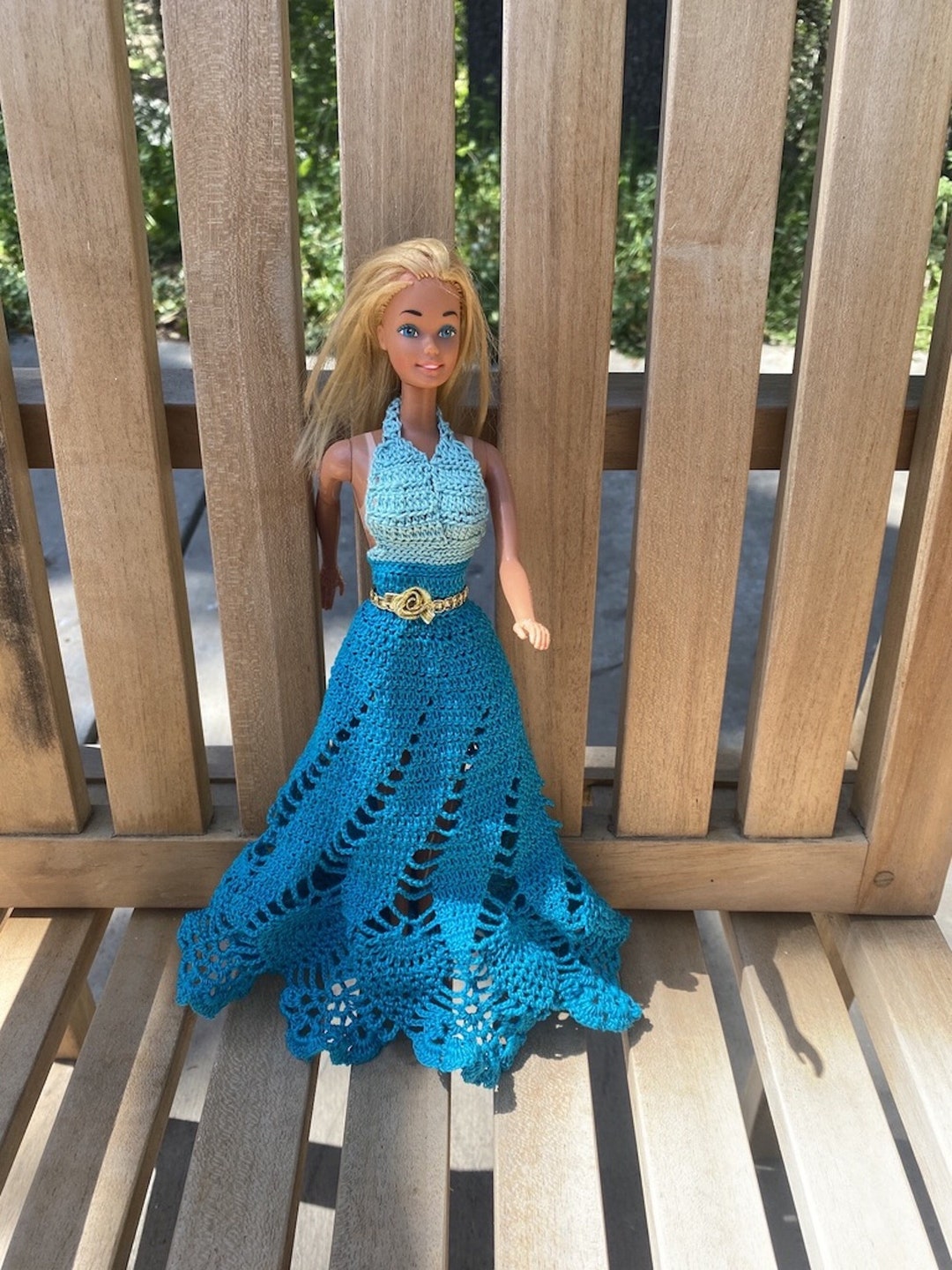 Turquoise Mermaid Barbie Dress - Etsy