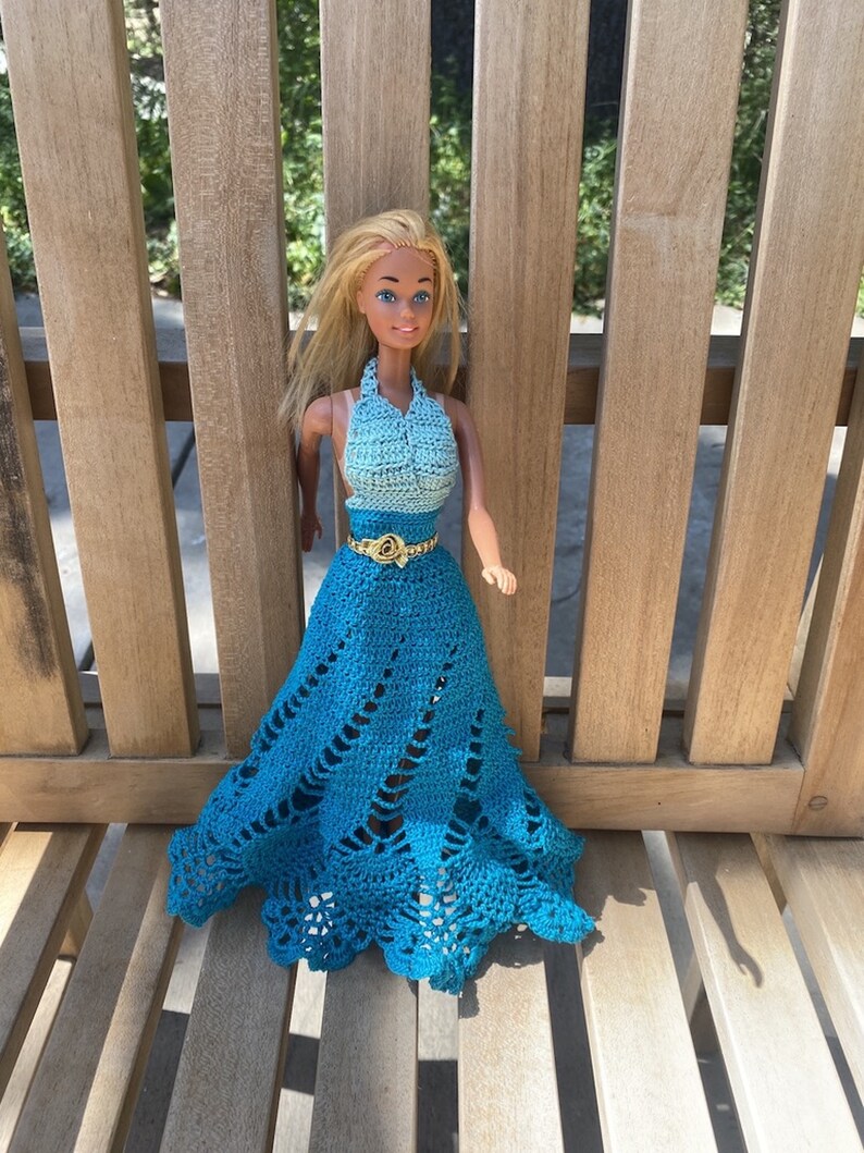 Turquoise Mermaid Barbie Dress - Etsy