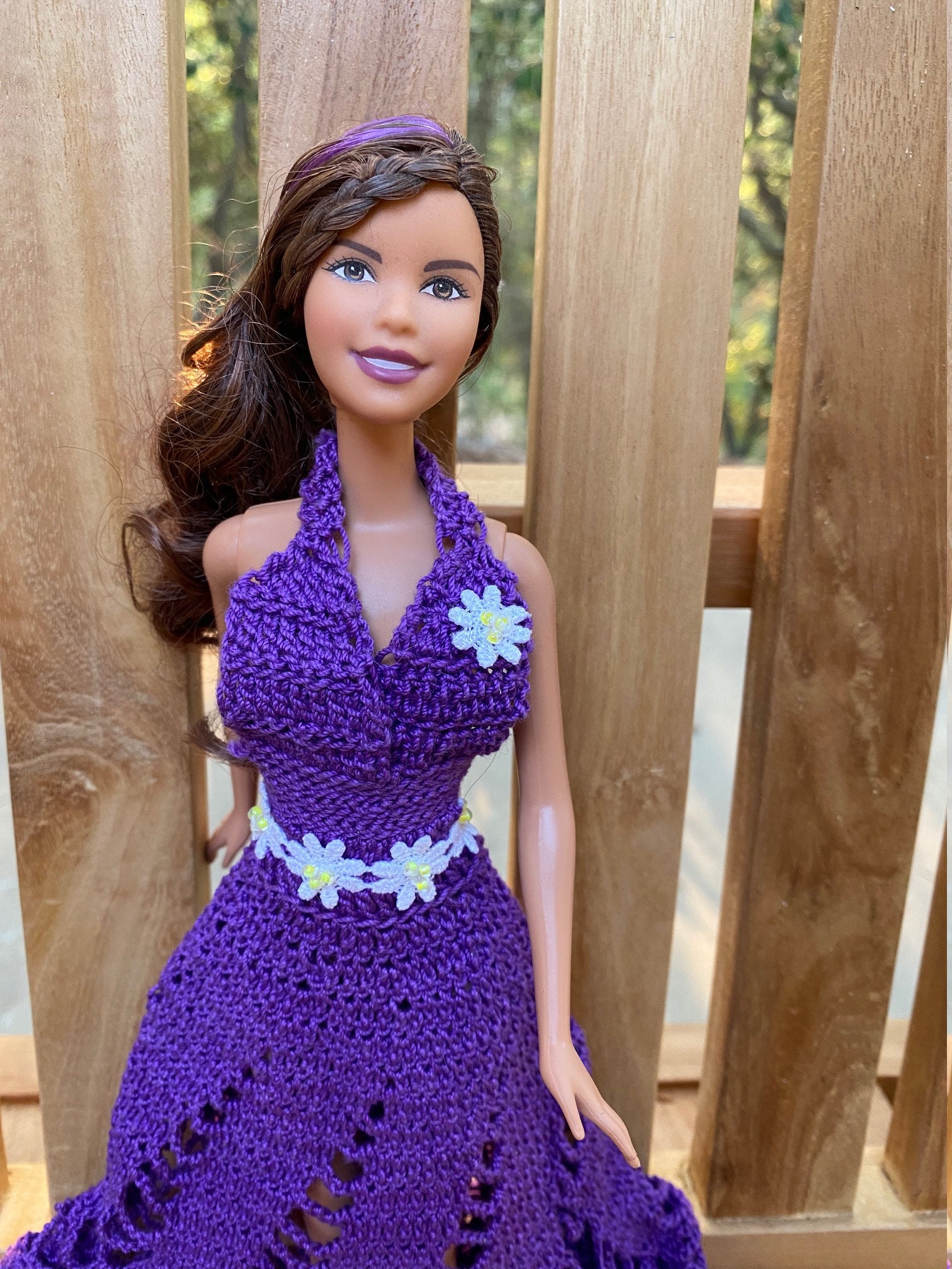 Purple Pineapple Swirl Barbie Dress - Etsy