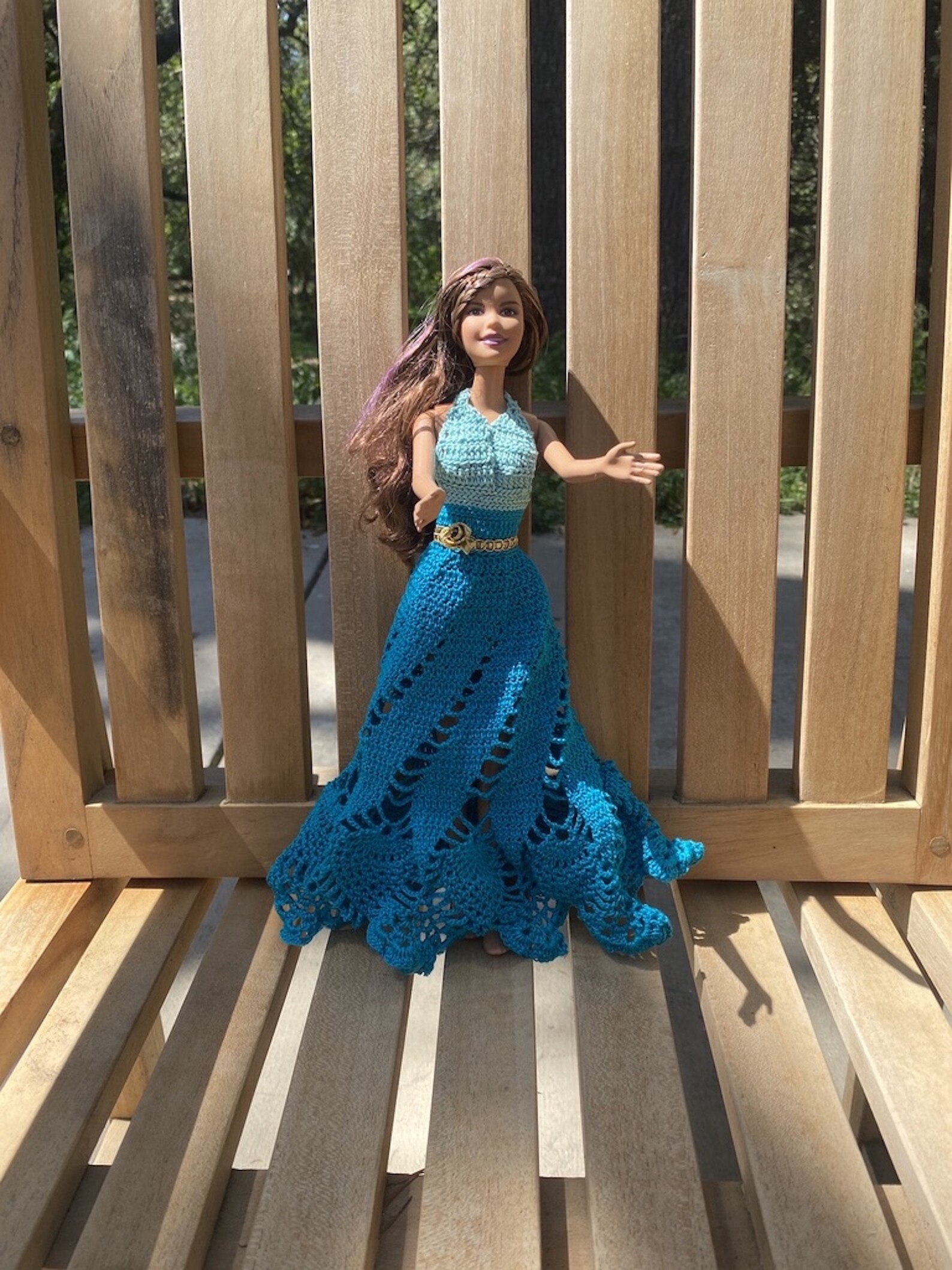 Turquoise Mermaid Barbie Dress - Etsy