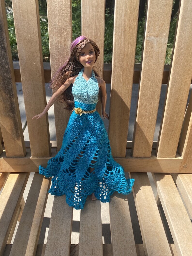 Turquoise Mermaid Barbie Dress - Etsy