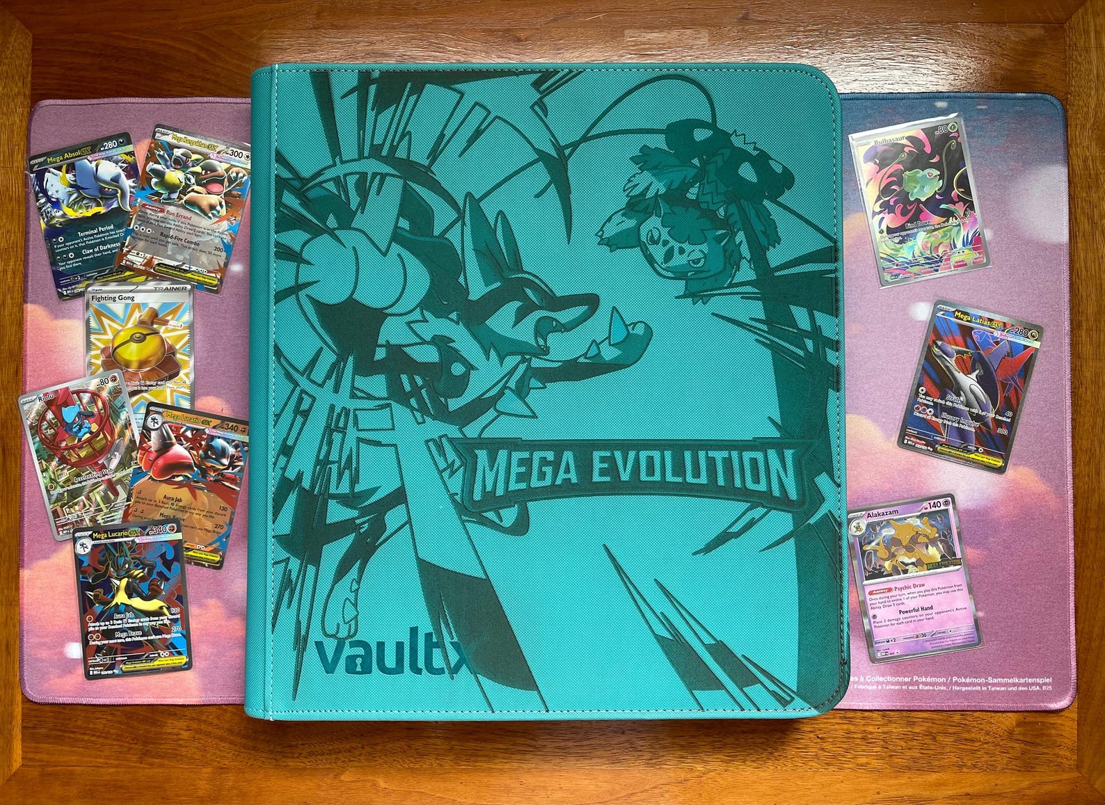 Mega Evolution Pokemon TCG Laser Engraved Card Binder - Etsy