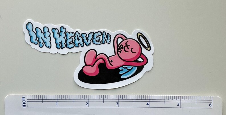 Sticker of Original Design Street Art Graff Comix Inspired Waterproof ...