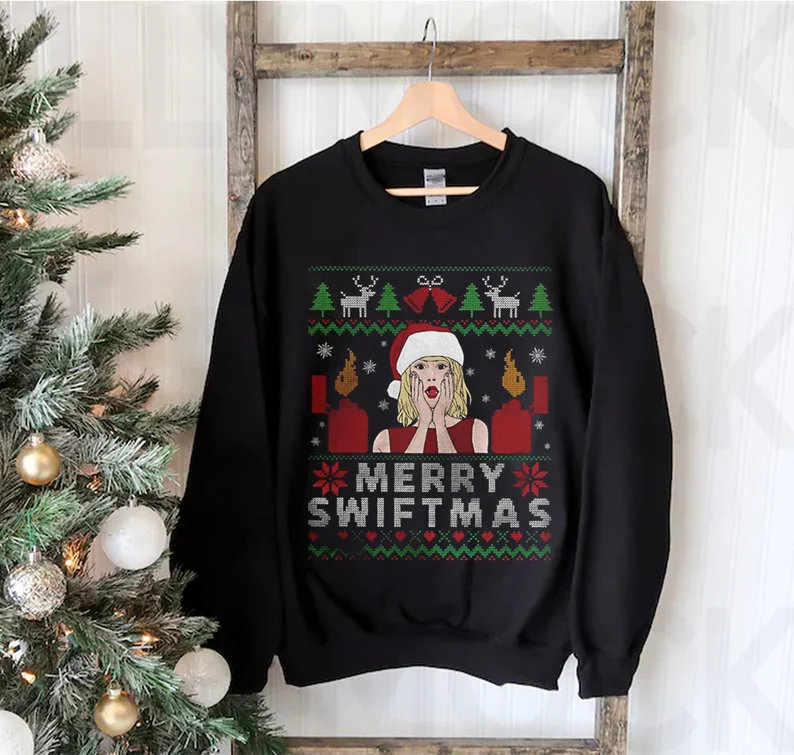 Merry Swiftmas Christmas Ugly Sweater sold by Ninette Albatross Steep ...