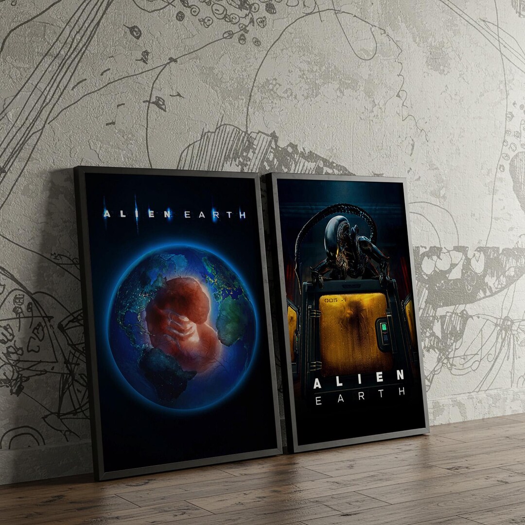 Movie Poster- Alien: Earth (2025)| Canvas Poster| Wall Art| Collage Art ...