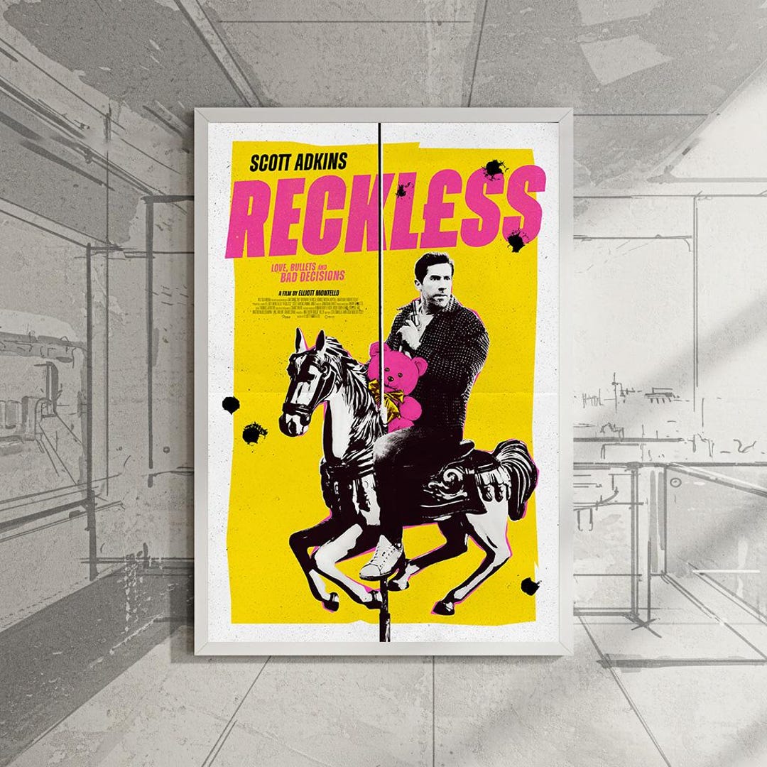 Movie Poster- Reckless (2026)| Canvas Poster| Wall Art| Collage Art ...