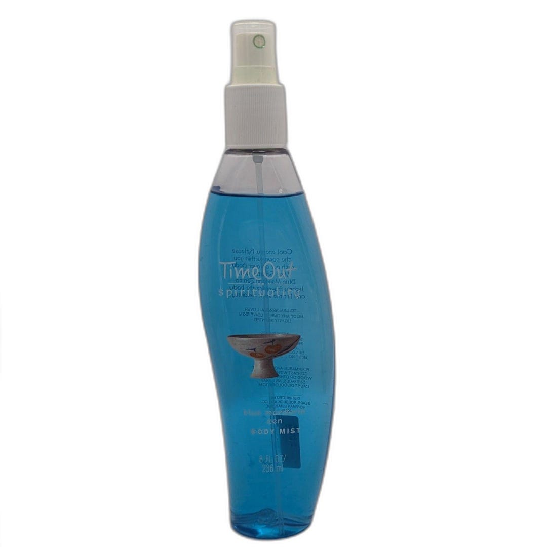 Vintage Time Out Spirit of the Sea Body Mist Full Bottle Rare 90s Genie ...