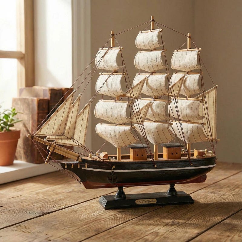 Wood Ship Decorative - Etsy