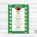 EDITABLE Football Watch Party Menu, Printable Game Day Party Menu ...