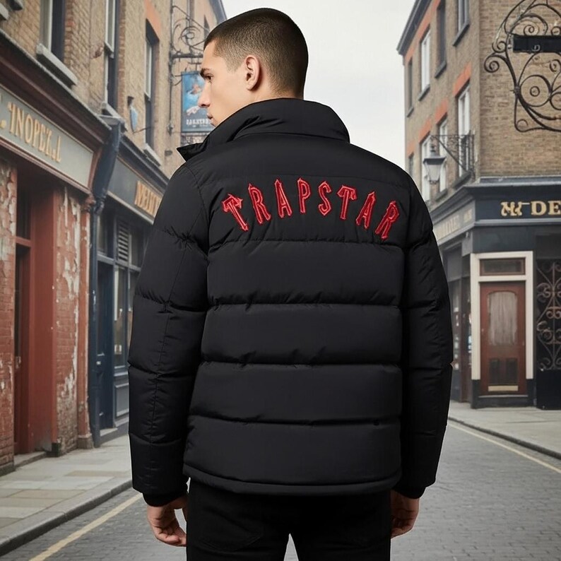 Handmade Trapstar Irongate Puffer Jacket Detachable Hood Streetwear - Etsy