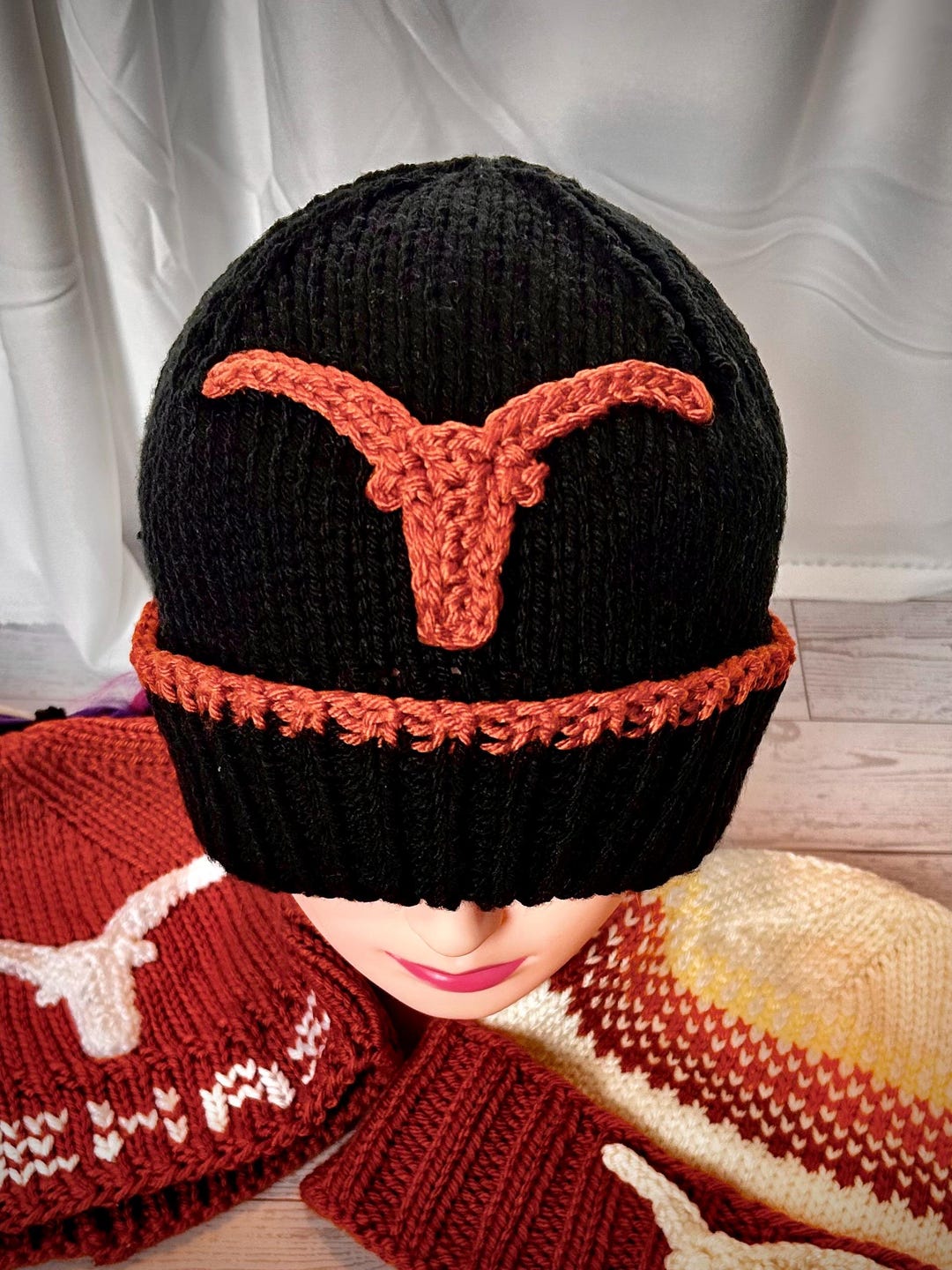 UT Longhorn Crochet Appliqué *pattern Only - Etsy