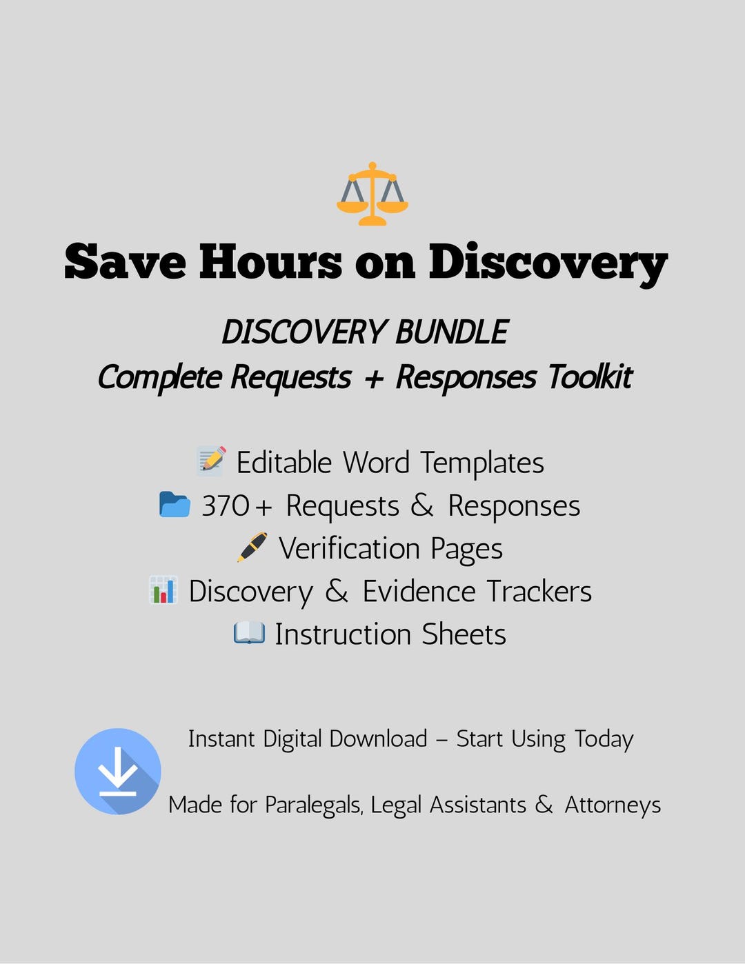 Digital Discovery Bundle | Legal Discovery Requests & Responses ...