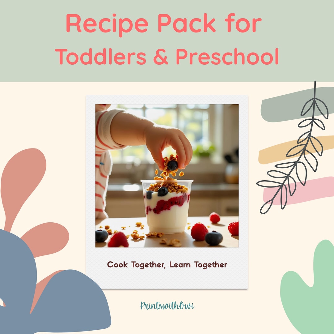 Bilingual Visual Recipe Cards for Kids | Montessori Cooking (PDF) - Etsy