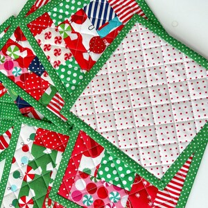 Christmas Holiday Mug Rugs One Pair - Etsy