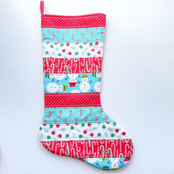 Patchwork Christmas Stockings - Etsy