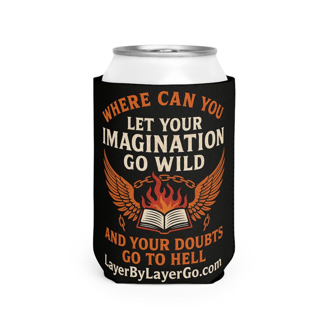Layer by Layer GO! Insulated Can Holder – Retro Podcast Koozie for Cold ...