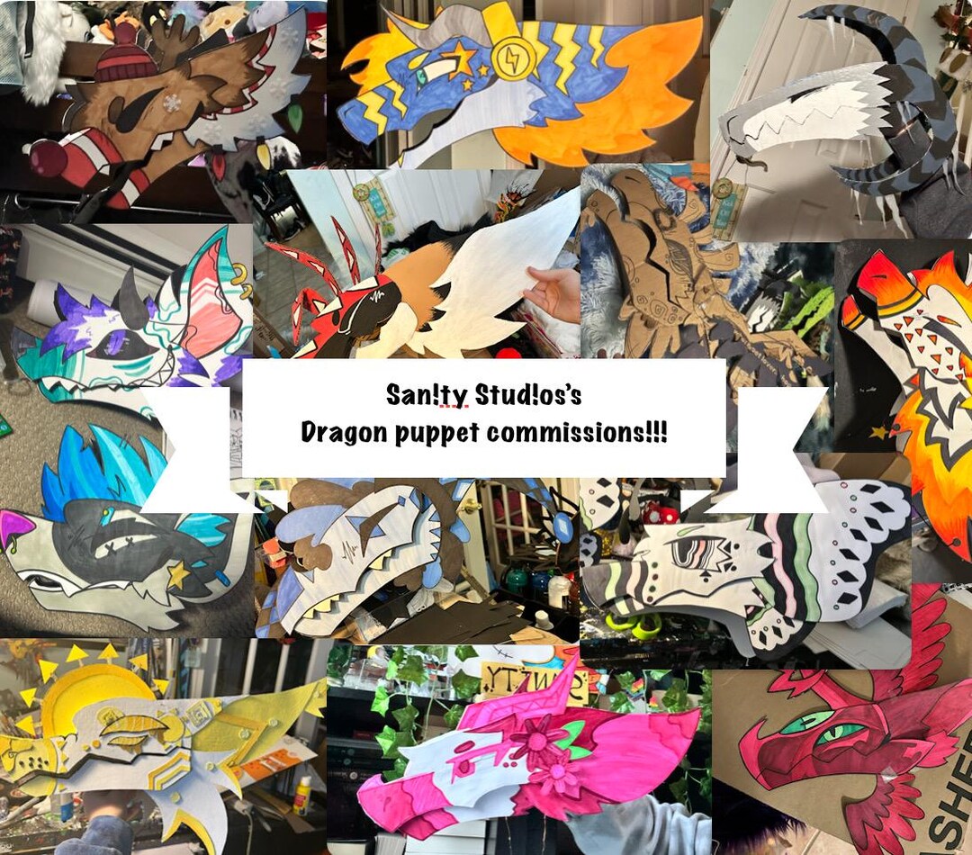 Dragon Puppet Commissions! [LAST IN STOCK!!!] - Etsy