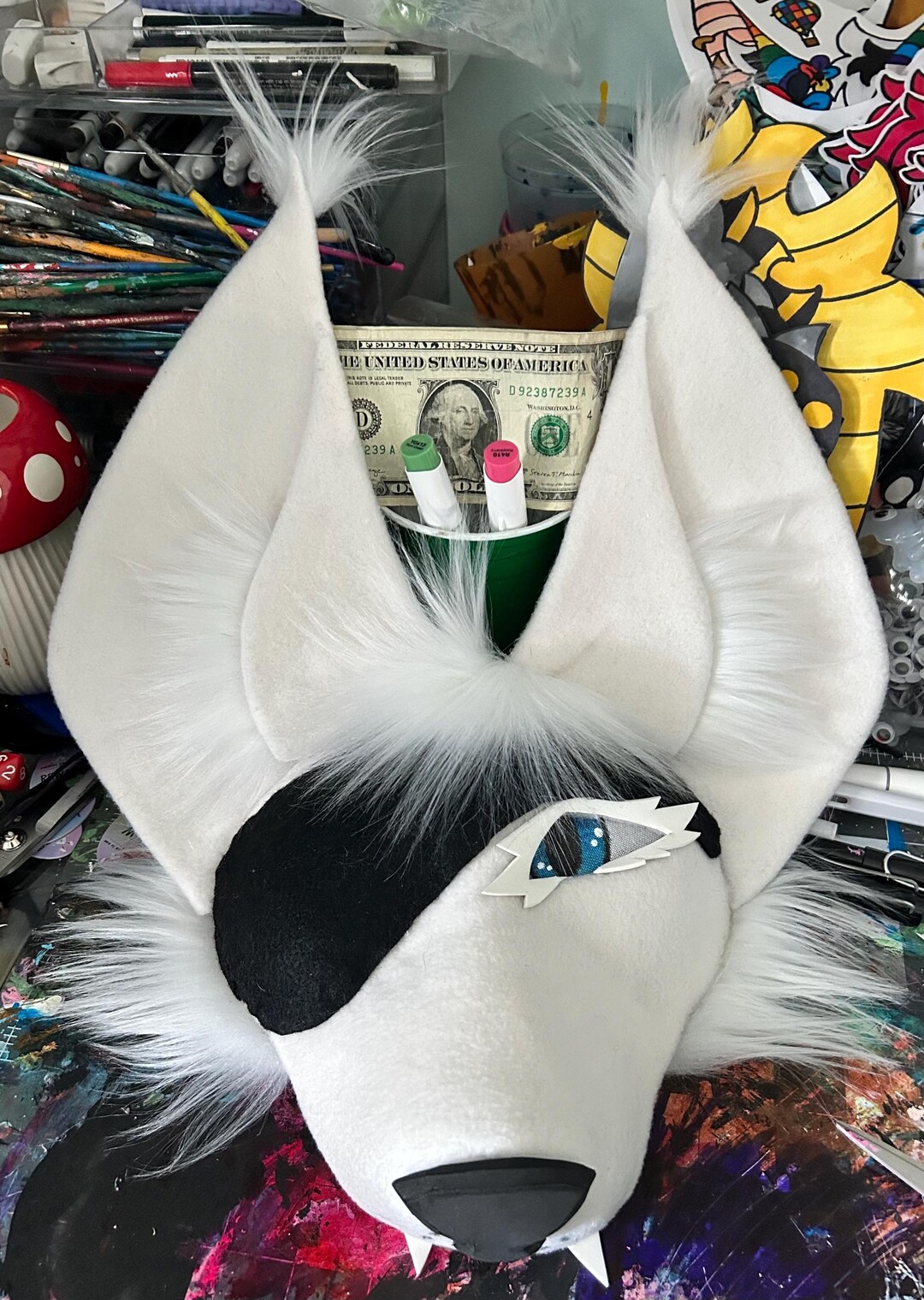 Satoru Gojo JJK Therian Wolf Mask! Hq+great Vision+fully Lined! - Etsy
