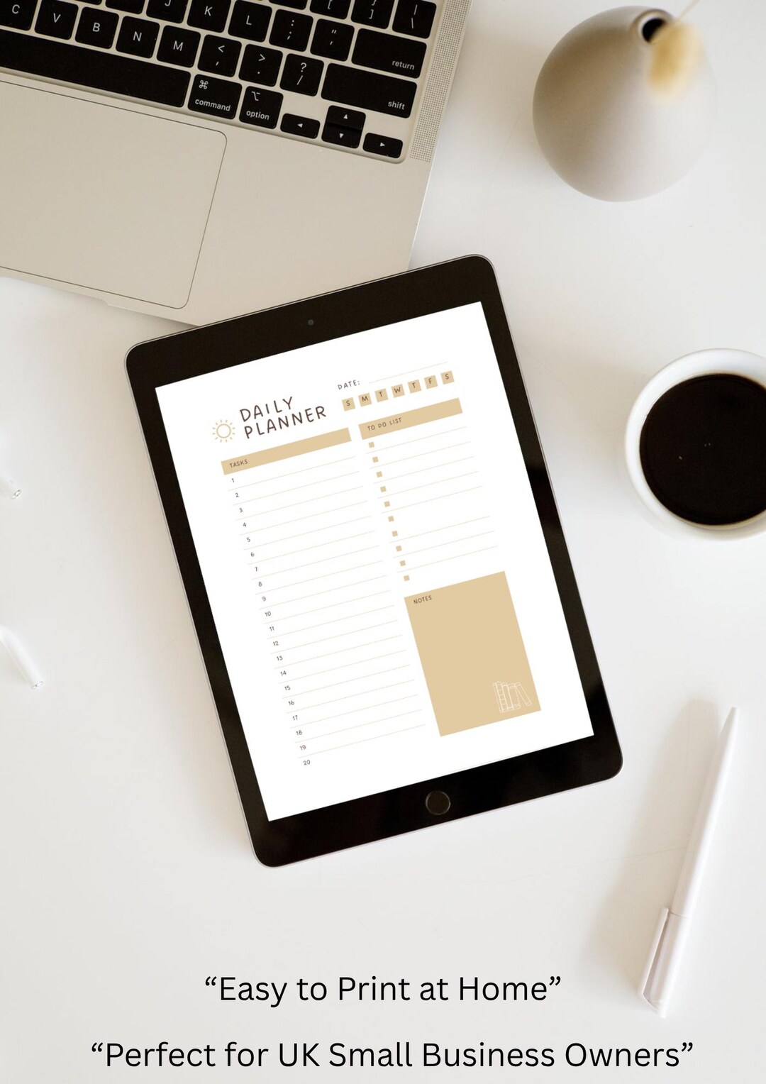 Printable 31-day Daily Planner | A4 PDF | Undated Minimalist Planner ...