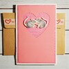 Dumbo Rat Valentines Card - Love Heart Photo (5x7 Blank Inside Card ...