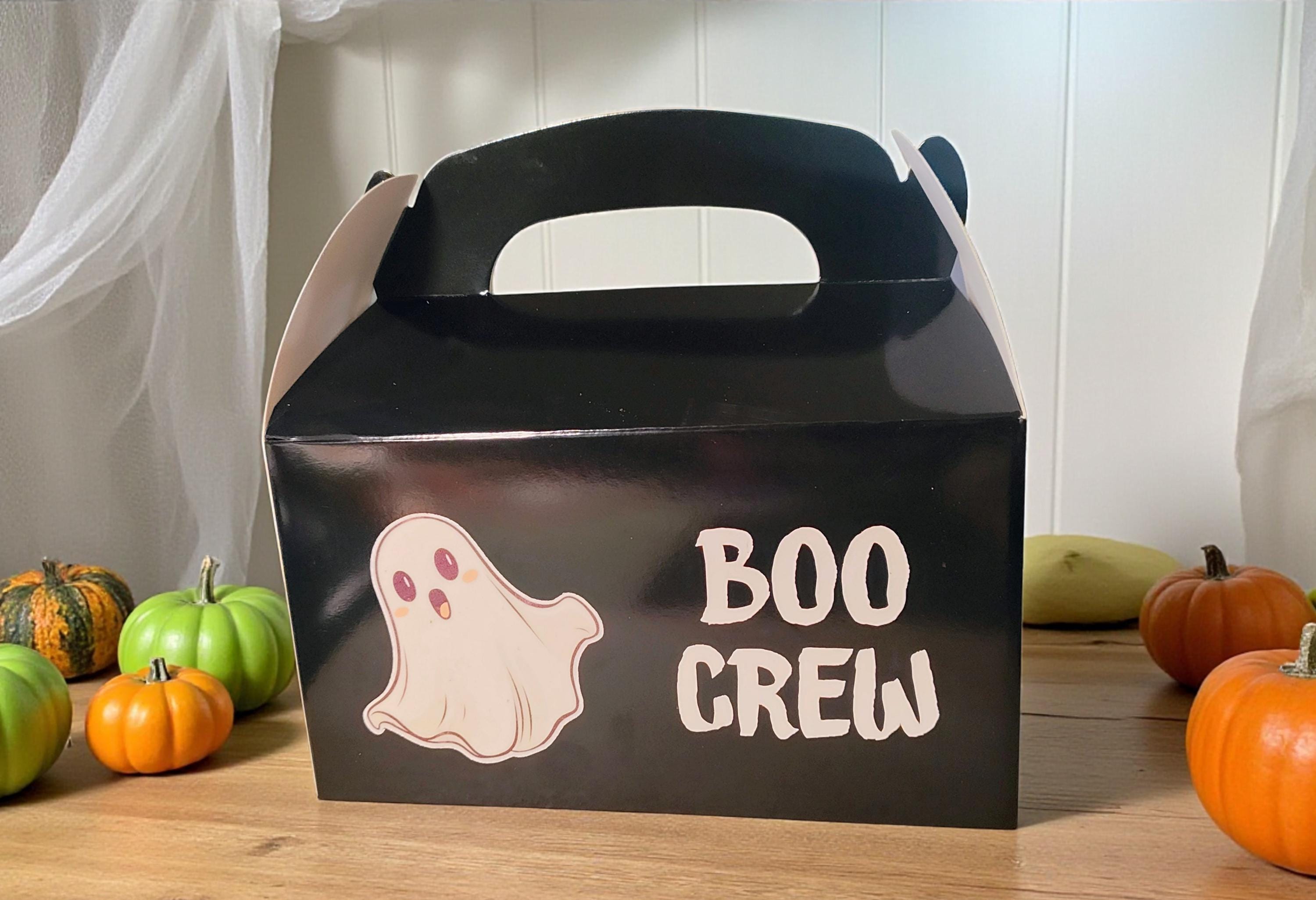Custom Halloween Trick or Treat Boxes, Party Treat Bags, Personalized ...