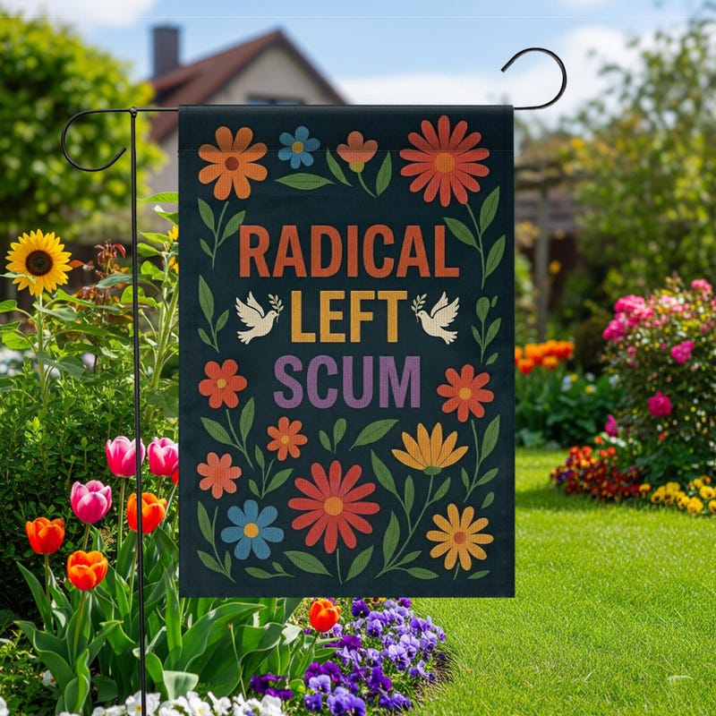 Left Garden Flags - Etsy