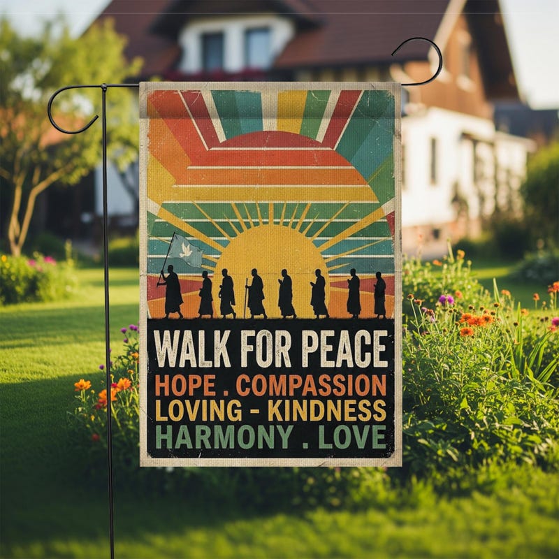 Walk for Peace Flag - Etsy