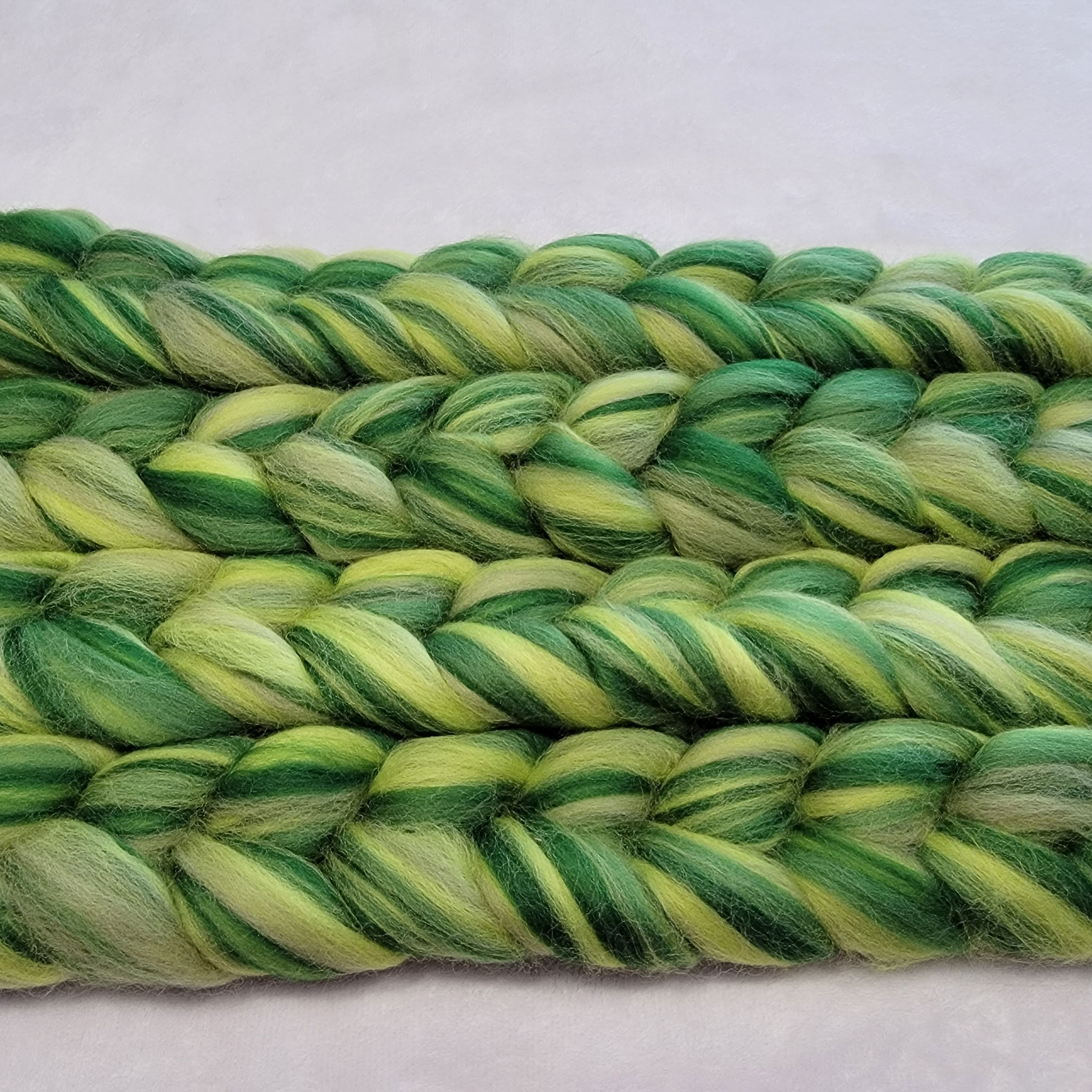 Multi-colored Merino Combed Top 100 Grams Calm Wool - Etsy